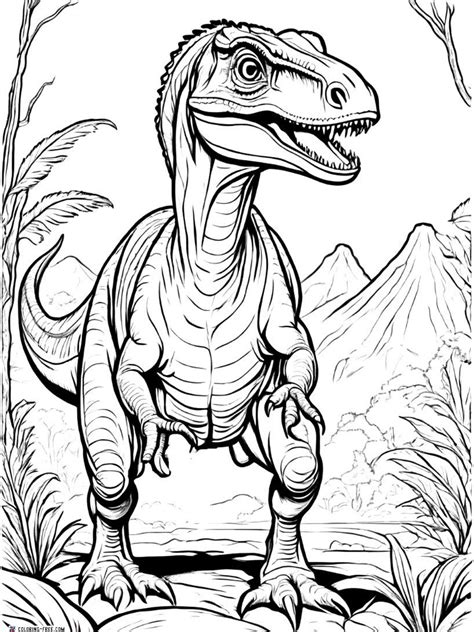 45 Dinosaur Coloring Pages Free Unique Printables
