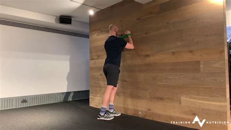 Band Forearm Wall Slides Youtube
