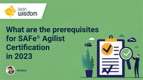 What Are The Prerequisites For Safe Agilist Certification In 2023