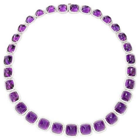 Purple Amethyst Necklace Rpurple