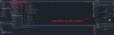 Cannot Access Script In Inspector Ui Godot Forum