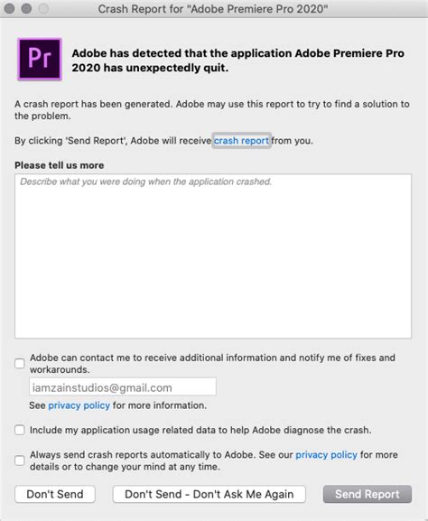 Solved Adobe Premiere Pro Wont Open 2020 Adobe Support Community 10841285