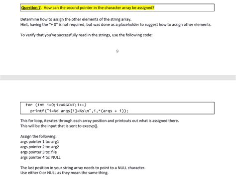Solved Question 7 How Can The Second Pointer In The