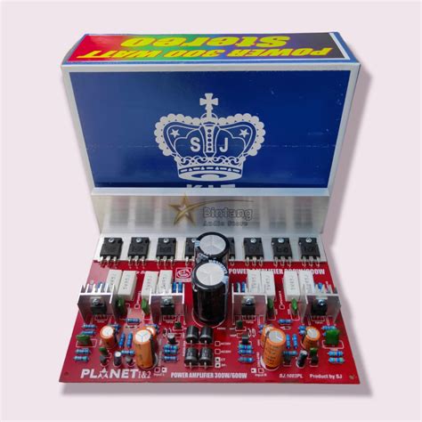 Jual Driver Power Amplifier 300 Watt Stereo Power 300w Heatsink Tebal