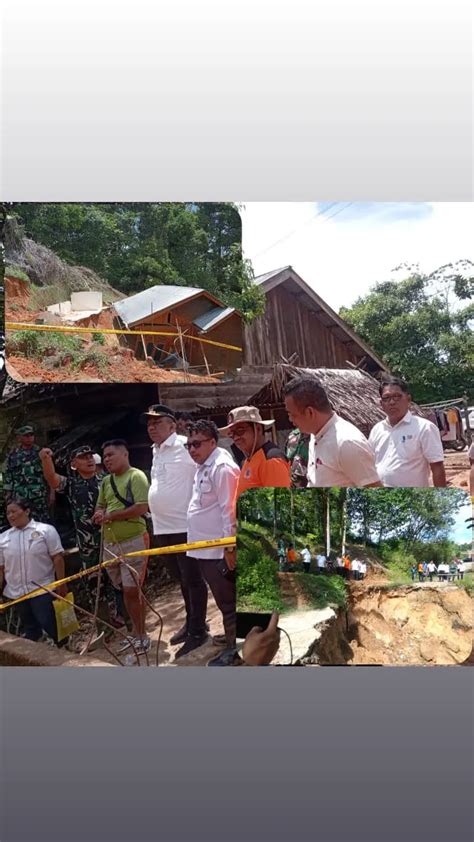 Pj Bupati Mentawai Fernando Simanjuntak Tinjau Lokasi Longsor Di Sipora