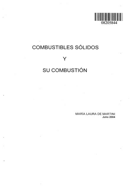 Combustibles Solidos Analisis Ultimo And Proximo Pdf