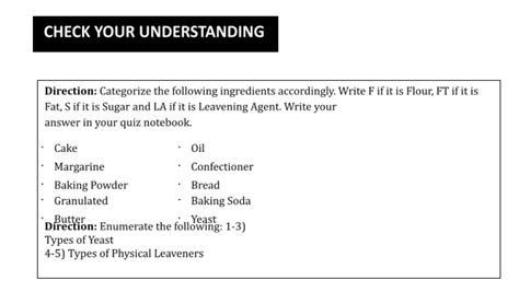 Check Your Understanding Direction Categorize Studyx