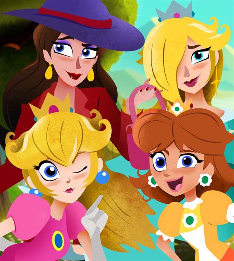 Peach Daisy Rosalina And Pauline By Xeternalflamebryx On Deviantart