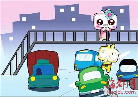 人行横道 卡通过人行横道卡通动态人行横道卡通场景大山谷图库