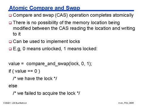 Implementation Of Locks David Gregg Trinity College Dublin