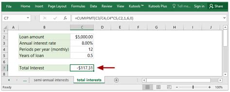How To Calculate Interest Payments Per Period Or Total With Excel Formulas
