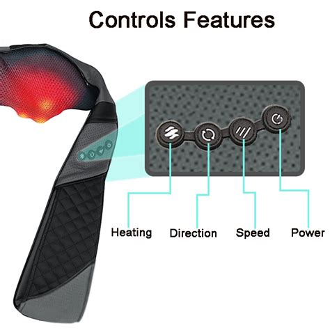 The Massage Head Tahath Carton 400180200mm Shiatsu Neck Massager