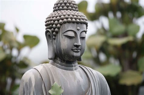 Estatua De Buda En La Naturaleza Foto Gratis