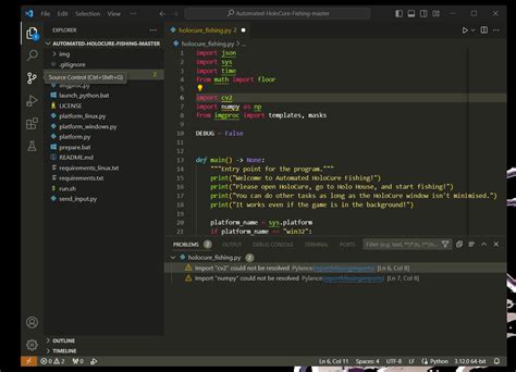 Cv And Numpy Issue NopeAnon Automated HoloCure Fishing GitHub