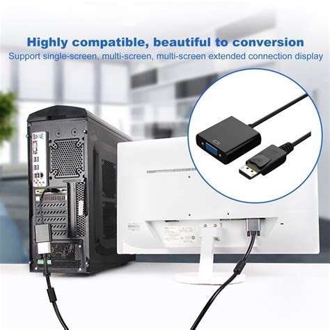 Dp Display Port Male Naar Vga Female Converter Ada Grandado
