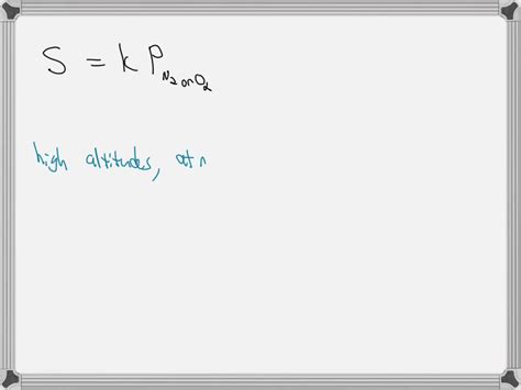 Would You Expect The Solubility Of Oxygen And Nitrogen At High Altitudes Lower Atmospheric