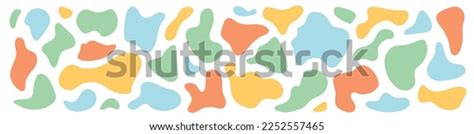 Organic Colorful Blob Shape Set Liquid Stock Vector Royalty Free 2252557465 Shutterstock