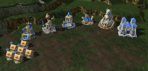 Starcraft 2 Warcraft 3 Reforged Human Buildings By Avmodels On Deviantart