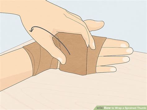 How To Wrap A Sprained Thumb With Pictures WikiHow