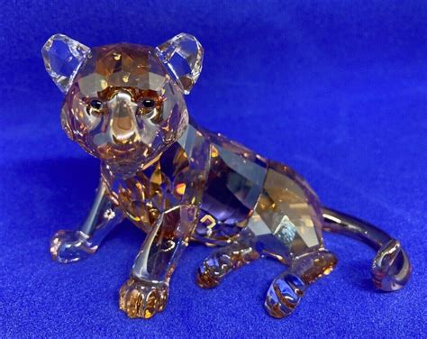 Swarovski Crystal Tiger Cub Sitting Values Mavin