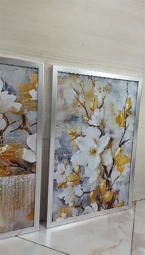 خرید و قیمت تابلو دکوراتیو مدرن مجموعه ون یکاد،آهو و گل3تیکه سایز ی عدد