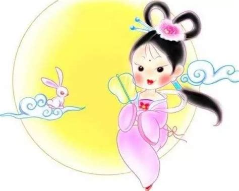 嫦娥奔月抱兔子图片 奔月图片 奔月图片卡通 第7页 大山谷图库