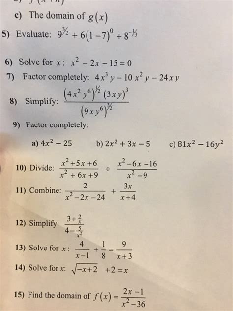 Solved Evaluate 9 3 2 6 1 7 0 8 1 3 Solve For X Chegg
