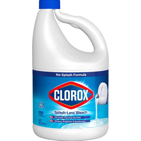 Clorox 116 Oz Concentrated Splash Less Regular Bleach Liquid