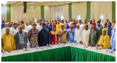 Tinubu Meets All Lawmakers Elect Seeks Support For Akpabio Barau