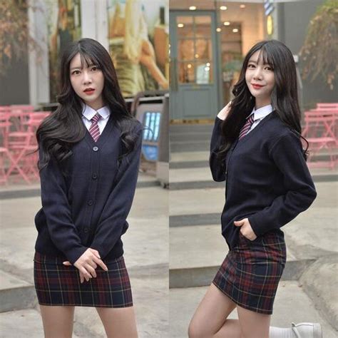 교복가디건 네이비가디건 여자가디건 롱가디건 유니폼