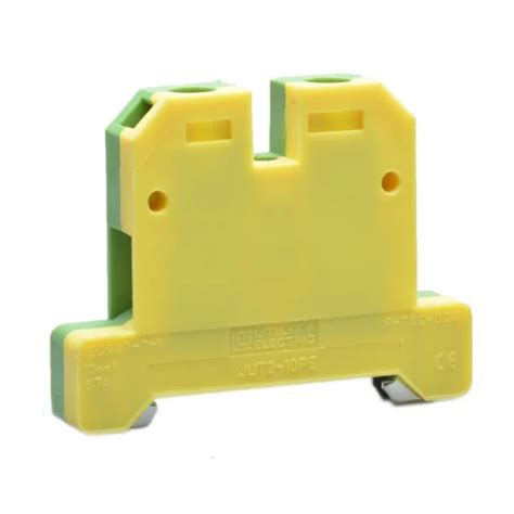 Dinrail Terminal Blocks With Ul Certificate Grounding Earth Terminal Blocks Copper Connectors