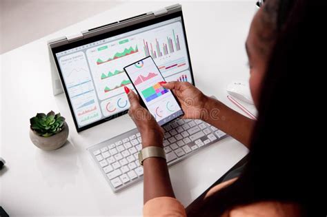 Kpi Dashboard Data Analytics Stock Image Image Of Financial Digital