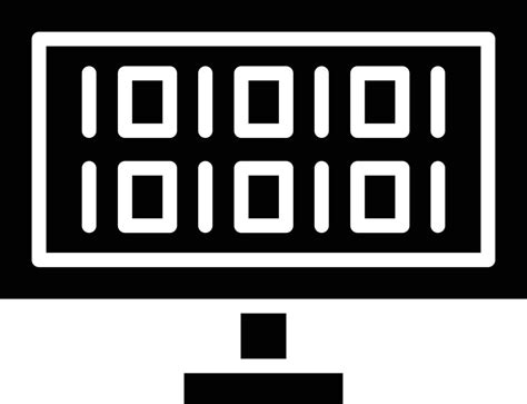 Binary Vector Icon Design Illustration 21721968 Vector Art At Vecteezy