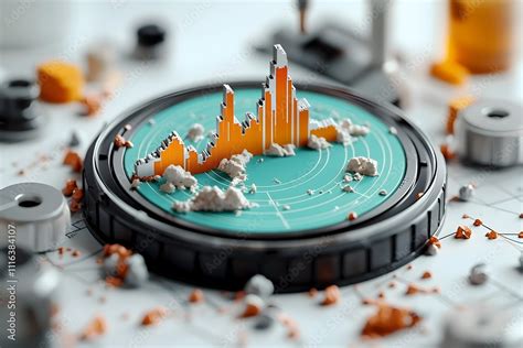 Detailed Seismograph Charting The Dramatic Fluctuations Of A Major Earthquake Event Displaying