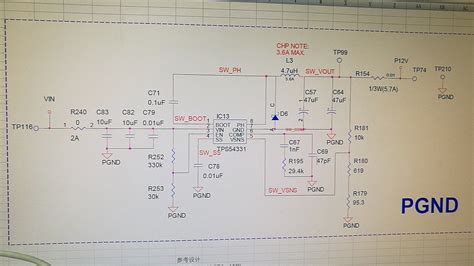 TPS54331 Tps54331 15v Input 12v Output With Rising Edge Jitter
