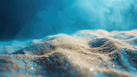 Sandcovered Beach Premium Ai Generated Image