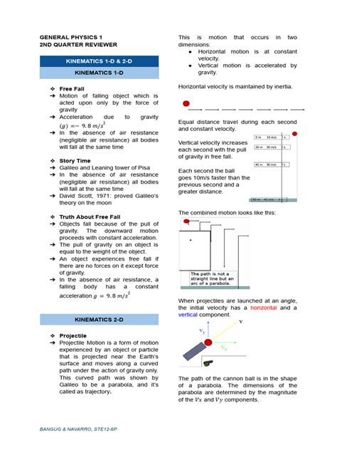 physics 2ndqtr reviewer 1 pdf force acceleration