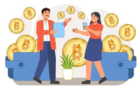 Blockchain Concept Illustration Vector Images