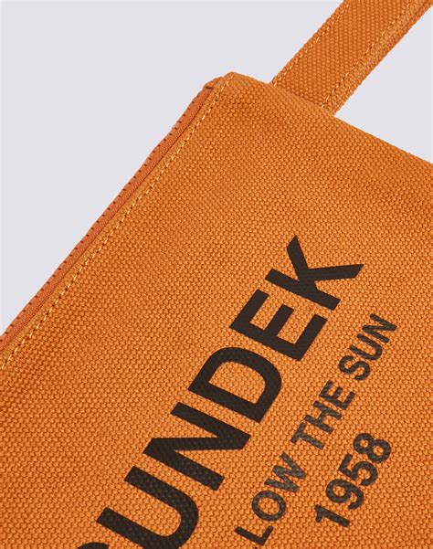 Sundek Clutch In Cotton Canvas Stone Washed Aw716abcv500 99900 Sundek