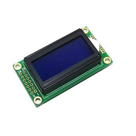 0802a Lcd 2x8 Blue Display With Hd44780 Driver Arduino Arduino Diy
