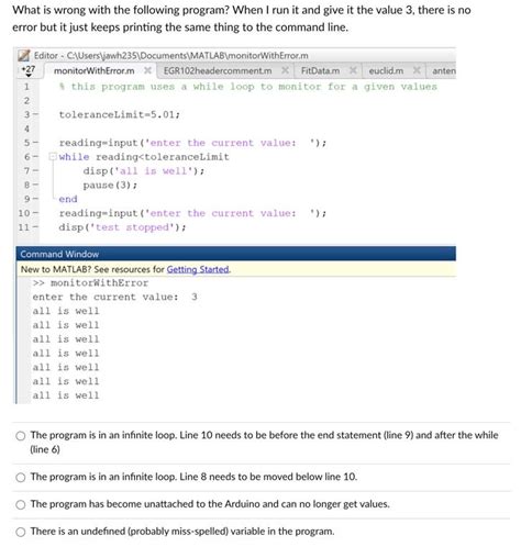 Solved What Is Wrong With The Following Program When I Run Chegg