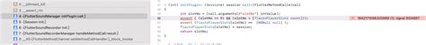 BUG Crash And Failure In IOS In A Special Case Issue Canardoux Flutter Sound GitHub