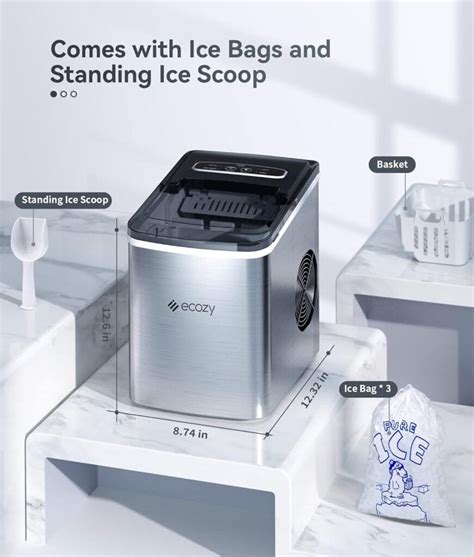 Ecozy Nugget Ice Maker Countertop Review Cooking Appliance World
