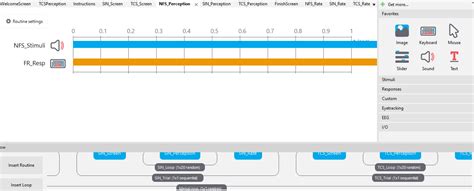 Perception Tasks Randomization Builder Psychopy