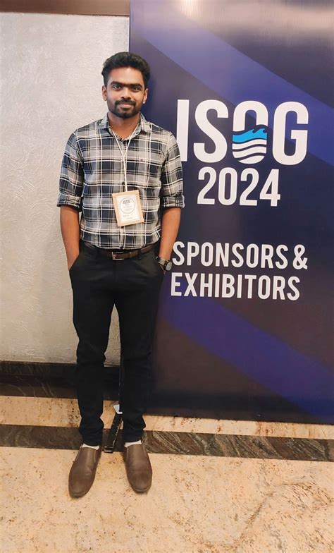 Adarsh P On Linkedin Isog2024 Profesaionalgrowth Gratitude Offshoregeotechnics Conference