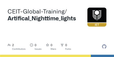 GitHub CEIT Global Training Artifical Nighttime Lights