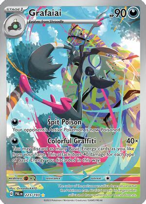 Grafaiai Paldea Evolved 146 Bulbapedia The Community Driven