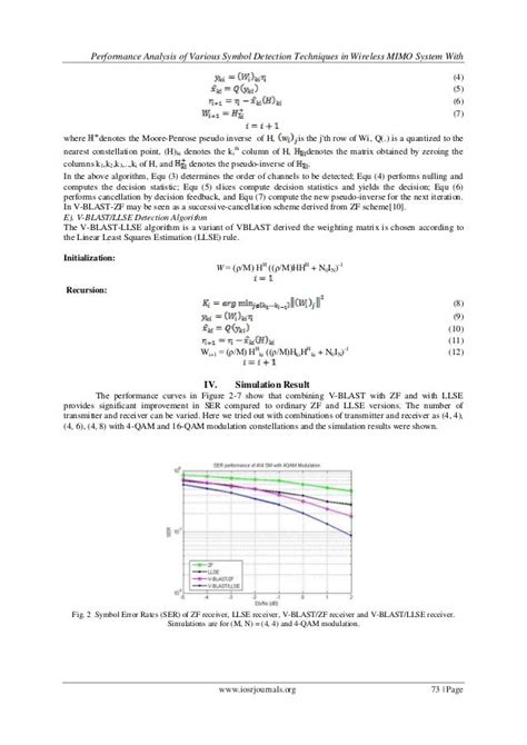 Performance Analysis Of Various Symbol Detection Techniques In Wirele