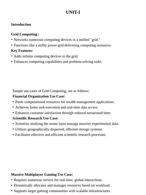 unit1 ppt pdf grid computing computer network