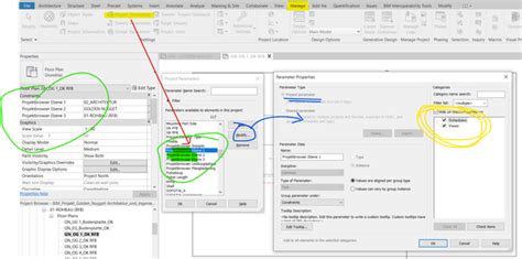 Solved Dropdown Menu For Project Parameters Autodesk Community